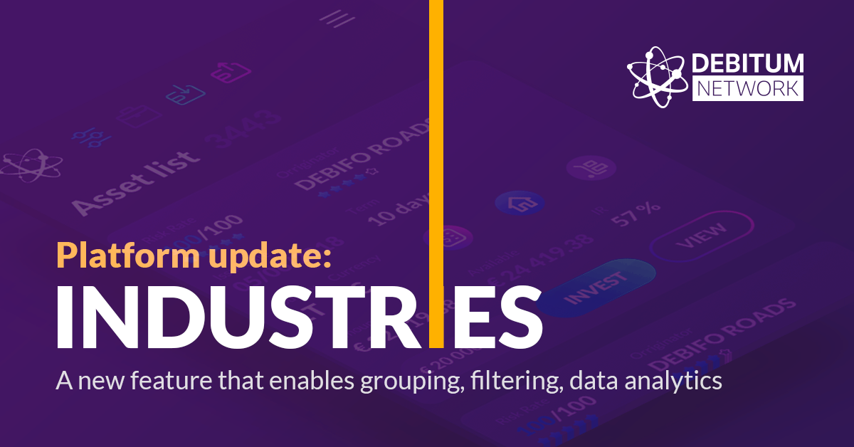 Platform update: Industries - Debitum Investments